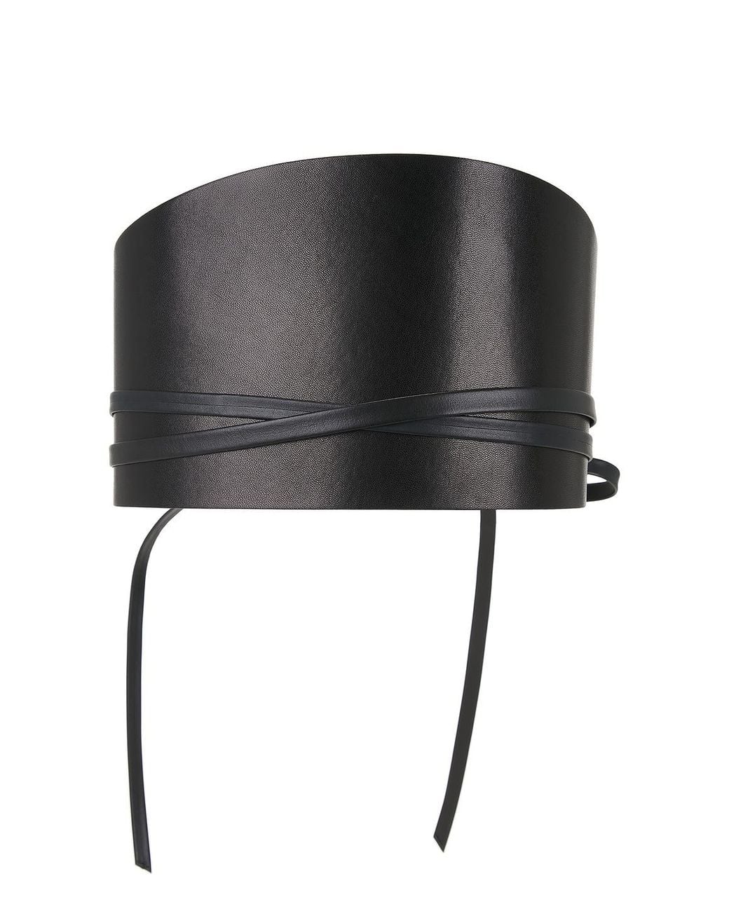 DEHANCHE Undone Corset Short Belt in Black | Lyst