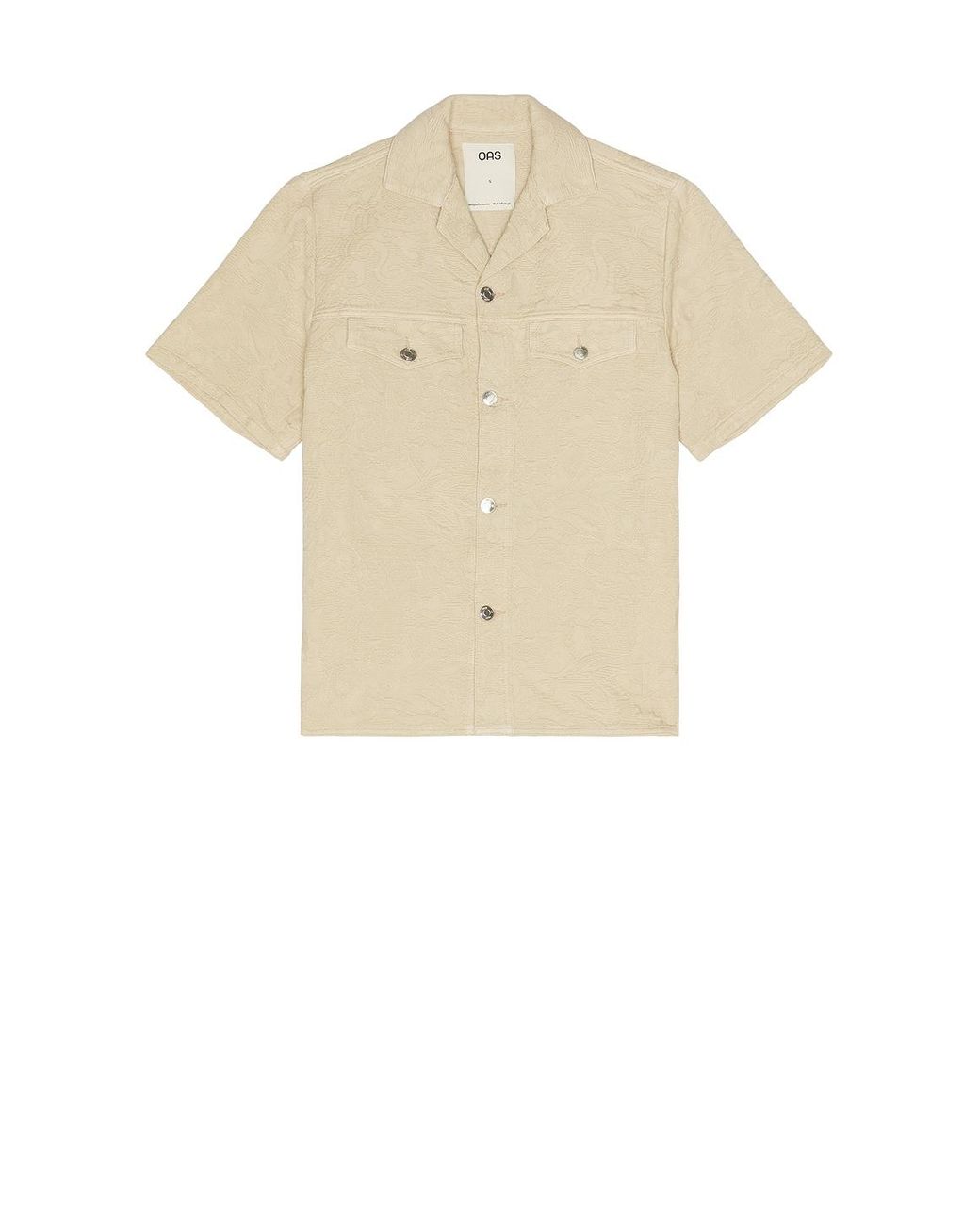 Oas Javi Shirt in Natural for Men | Lyst