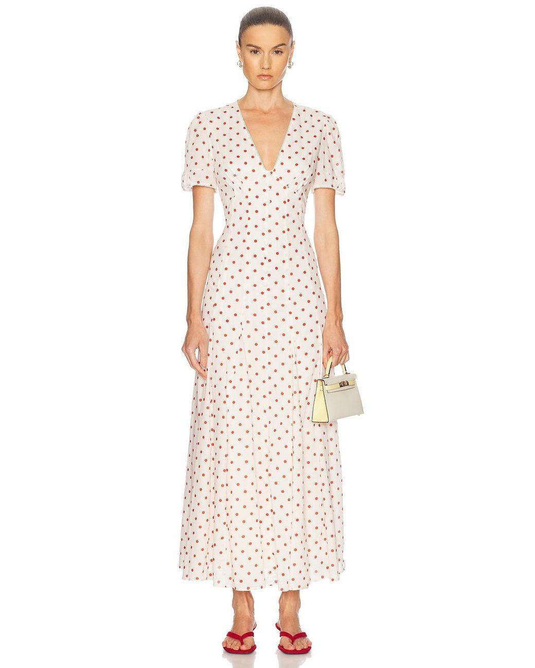 Posse Paloma Dress in White | Lyst