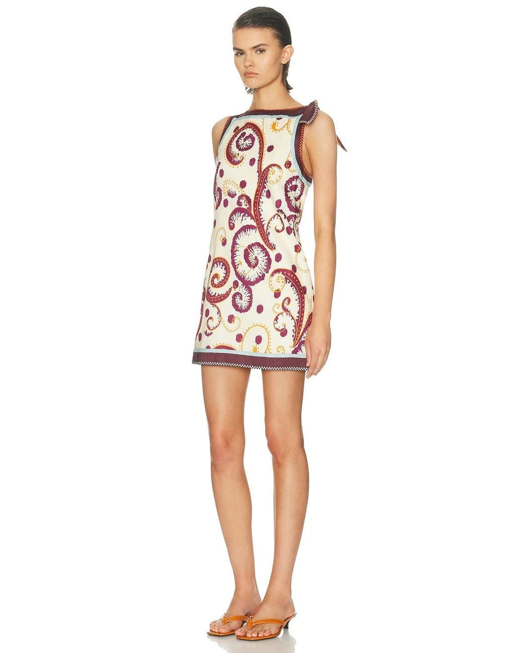 ALÉMAIS Wilson Mini Dress in Red | Lyst
