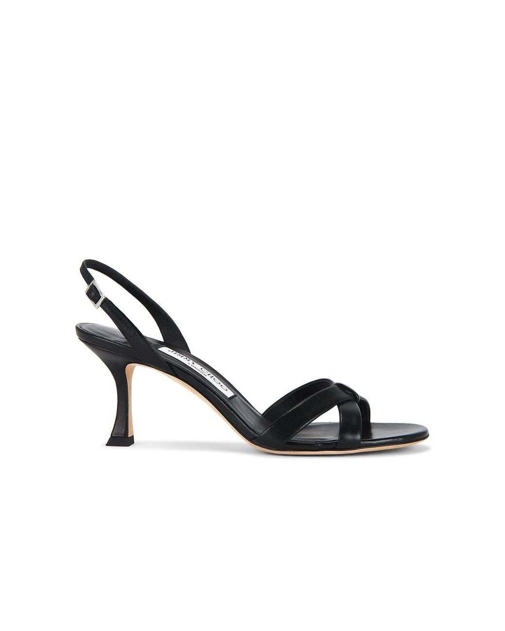 Jimmy Choo Elsy 70 Sandal in Black | Lyst