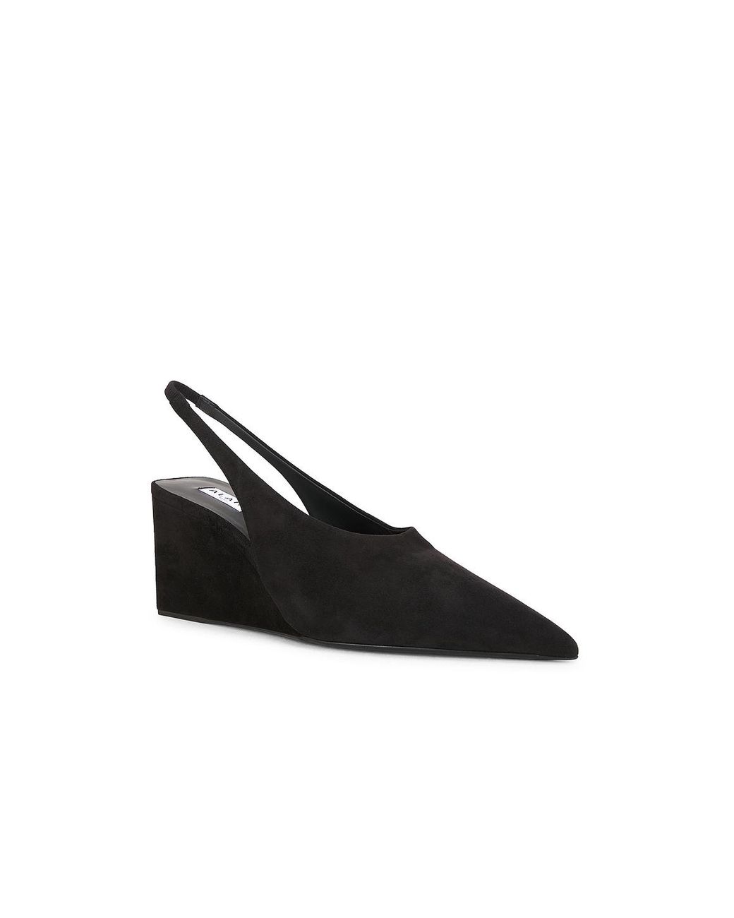 Alaïa Alaïa Slingbacks Wedge in Black | Lyst