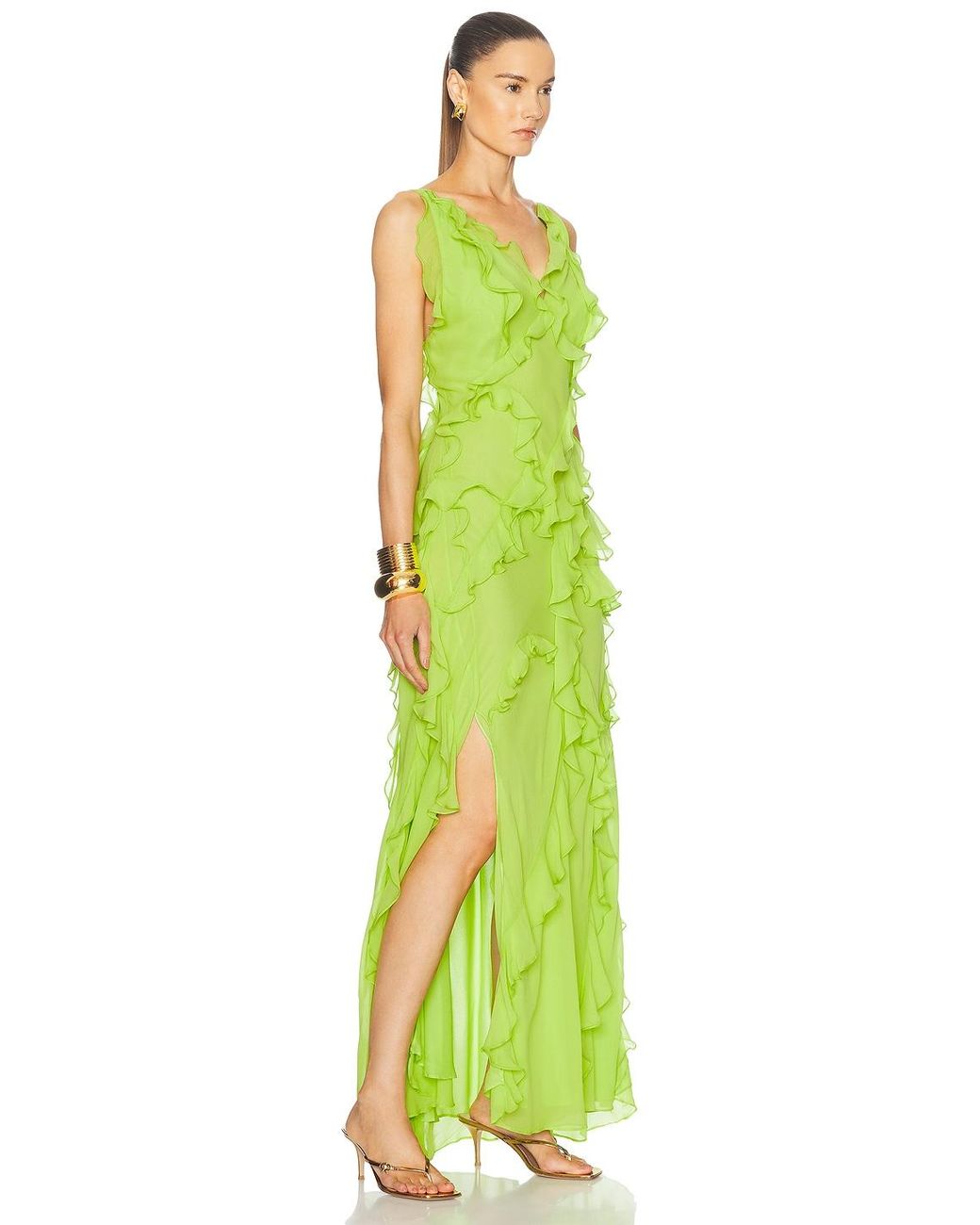 Rachel Gilbert Cedar Gown in Green | Lyst