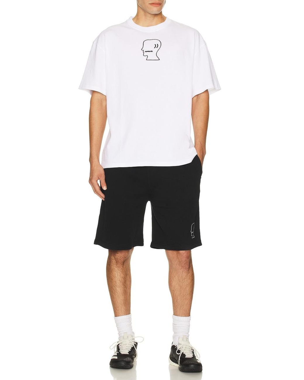 Brain Dead Logohead Tee in White for Men | Lyst