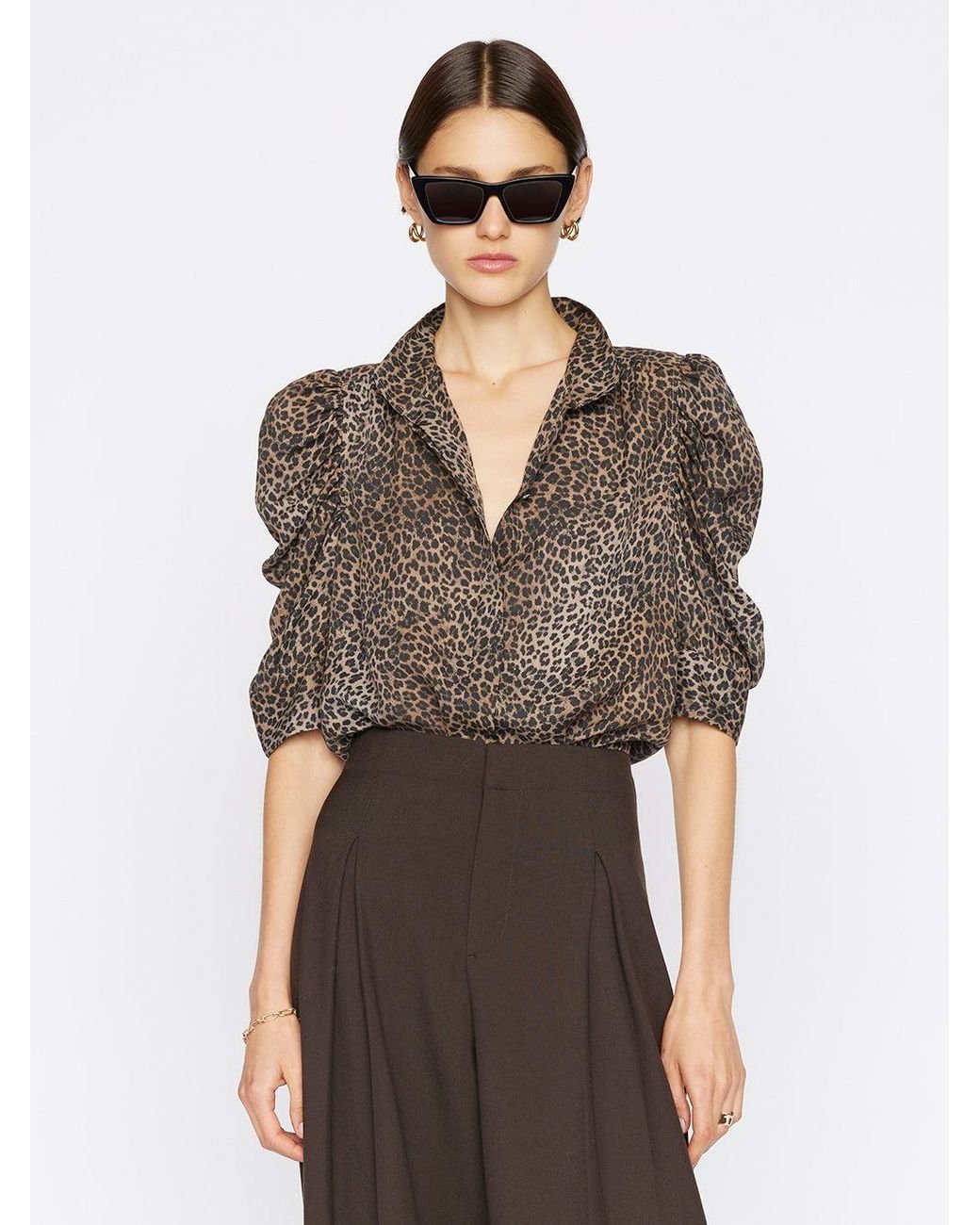 FRAME Gillian Top | Lyst