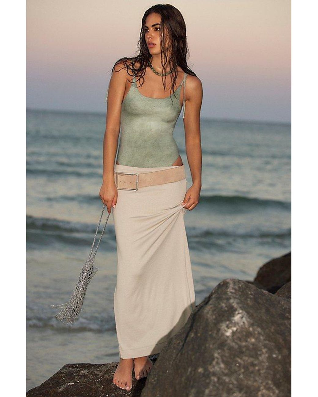 Free People Good Feels Tube Set in Gray | Lyst