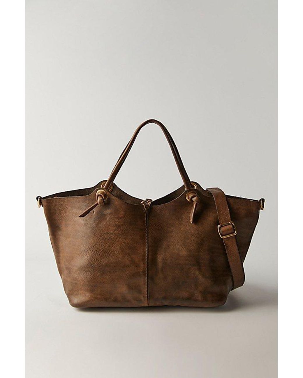 Campomaggi Knot Tote Bag in Brown | Lyst