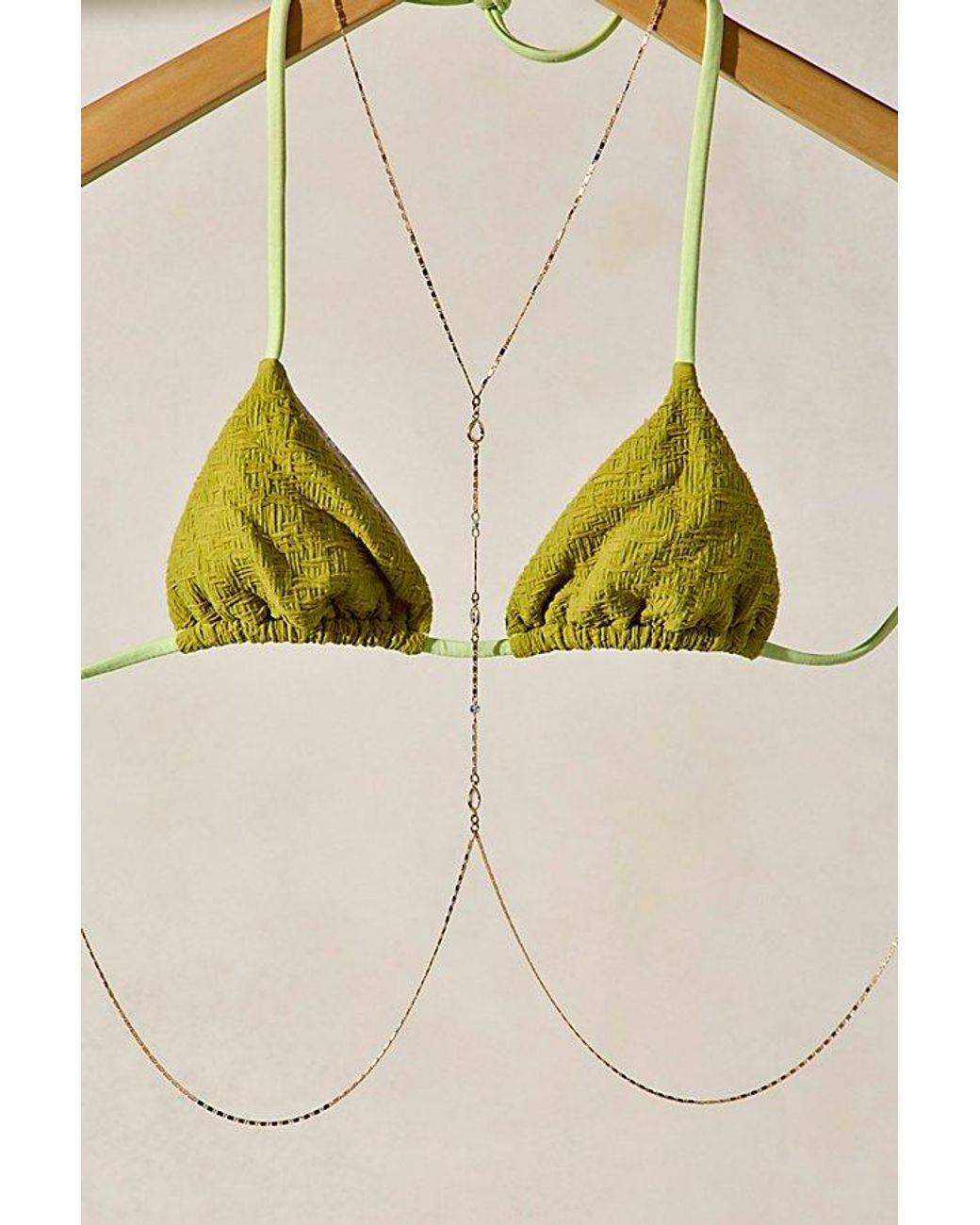 Free People Lele Body Chain in Metallic | Lyst