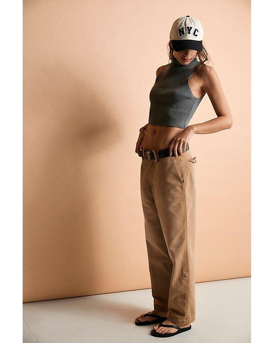 Free People Cleo Washed Chino | Lyst