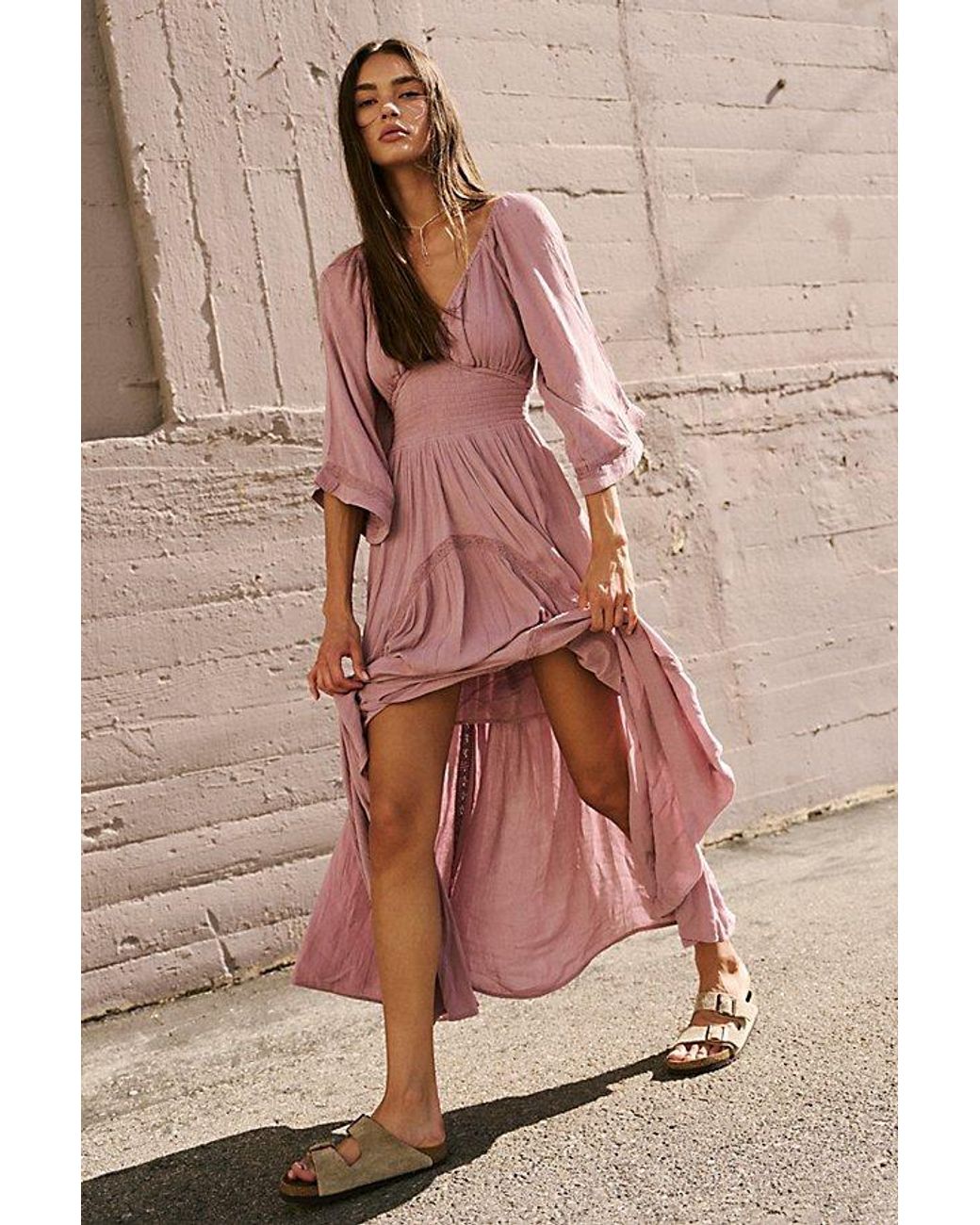 Free People Dixie Maxi in Natural | Lyst