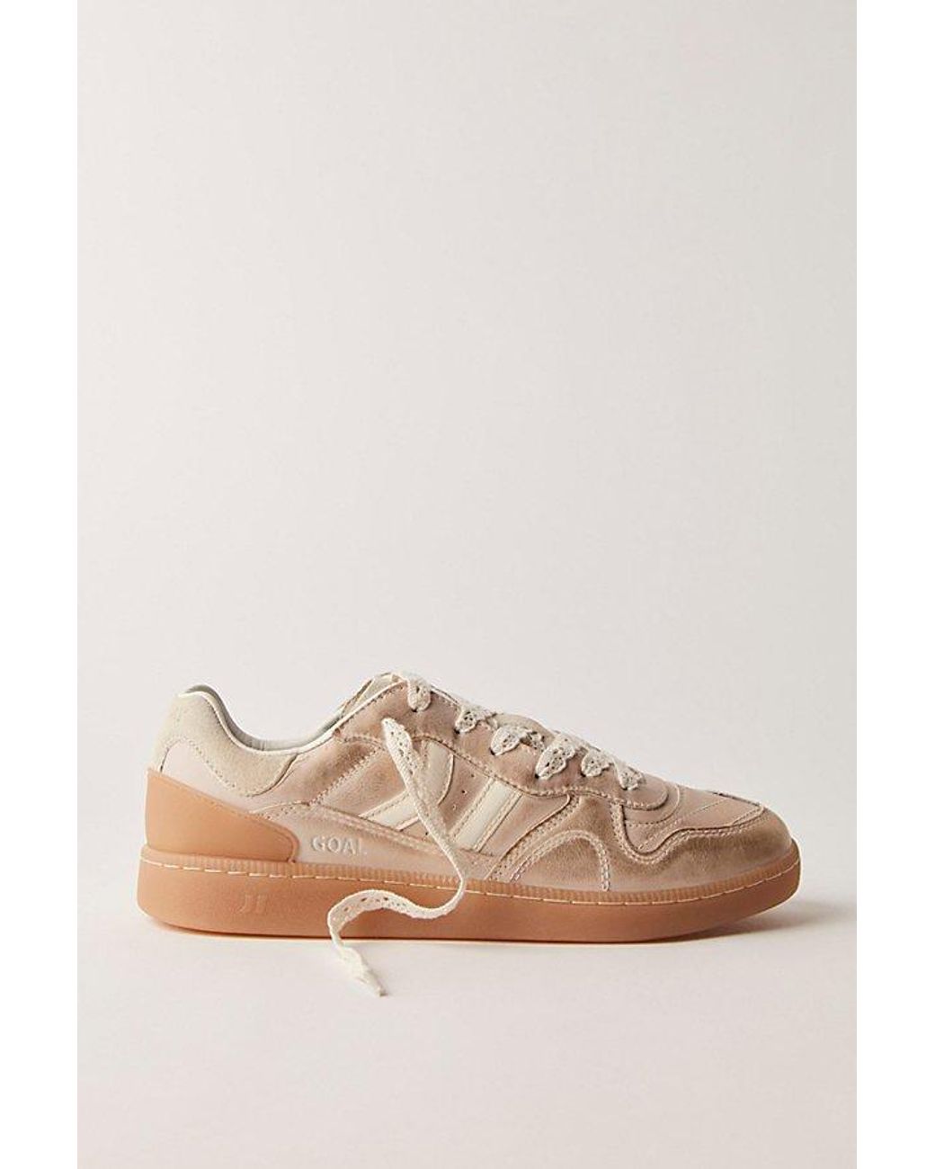 Coolway Goal Metallic Sneakers in Brown | Lyst UK