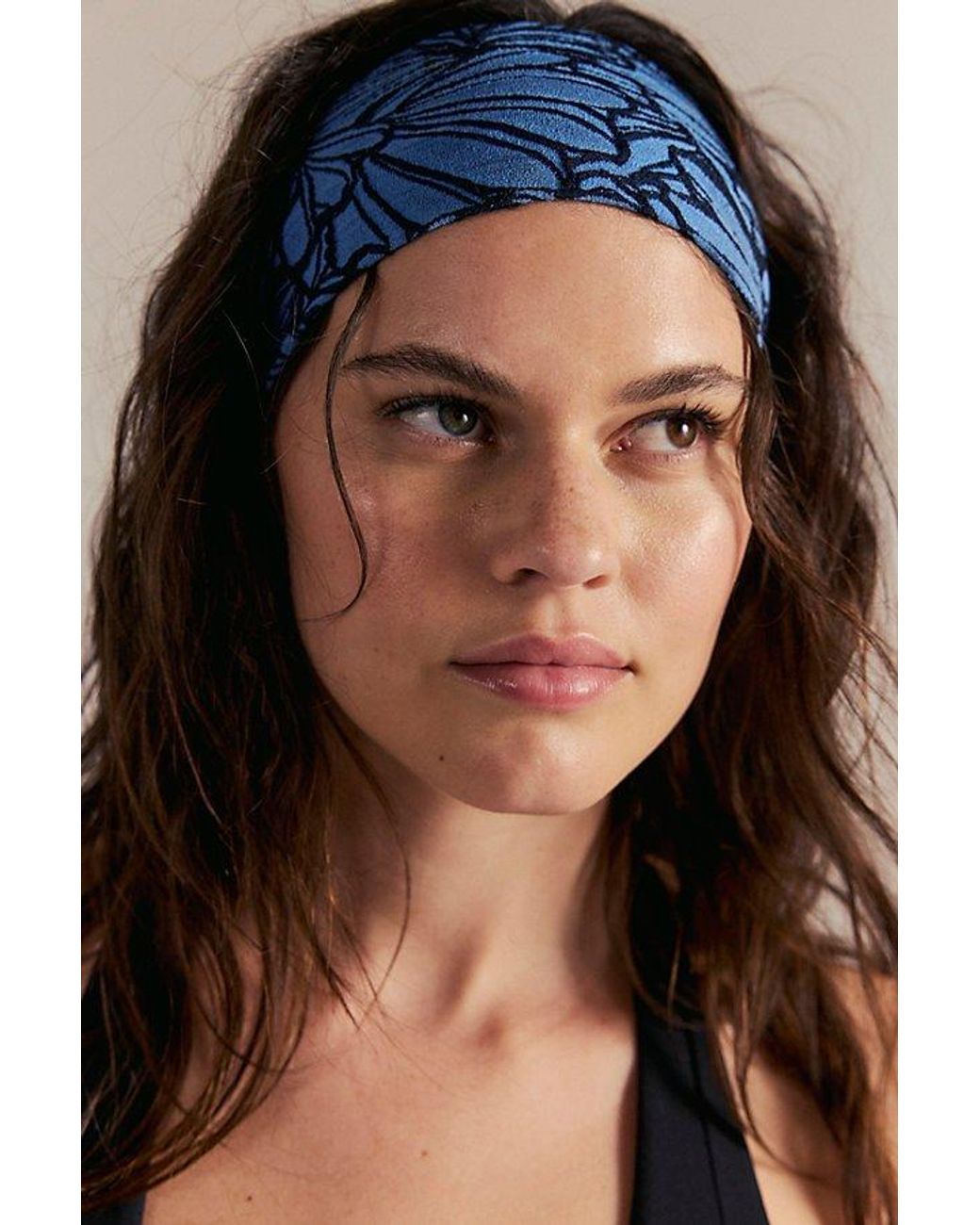Free People Serah Soft Headband in Blue | Lyst