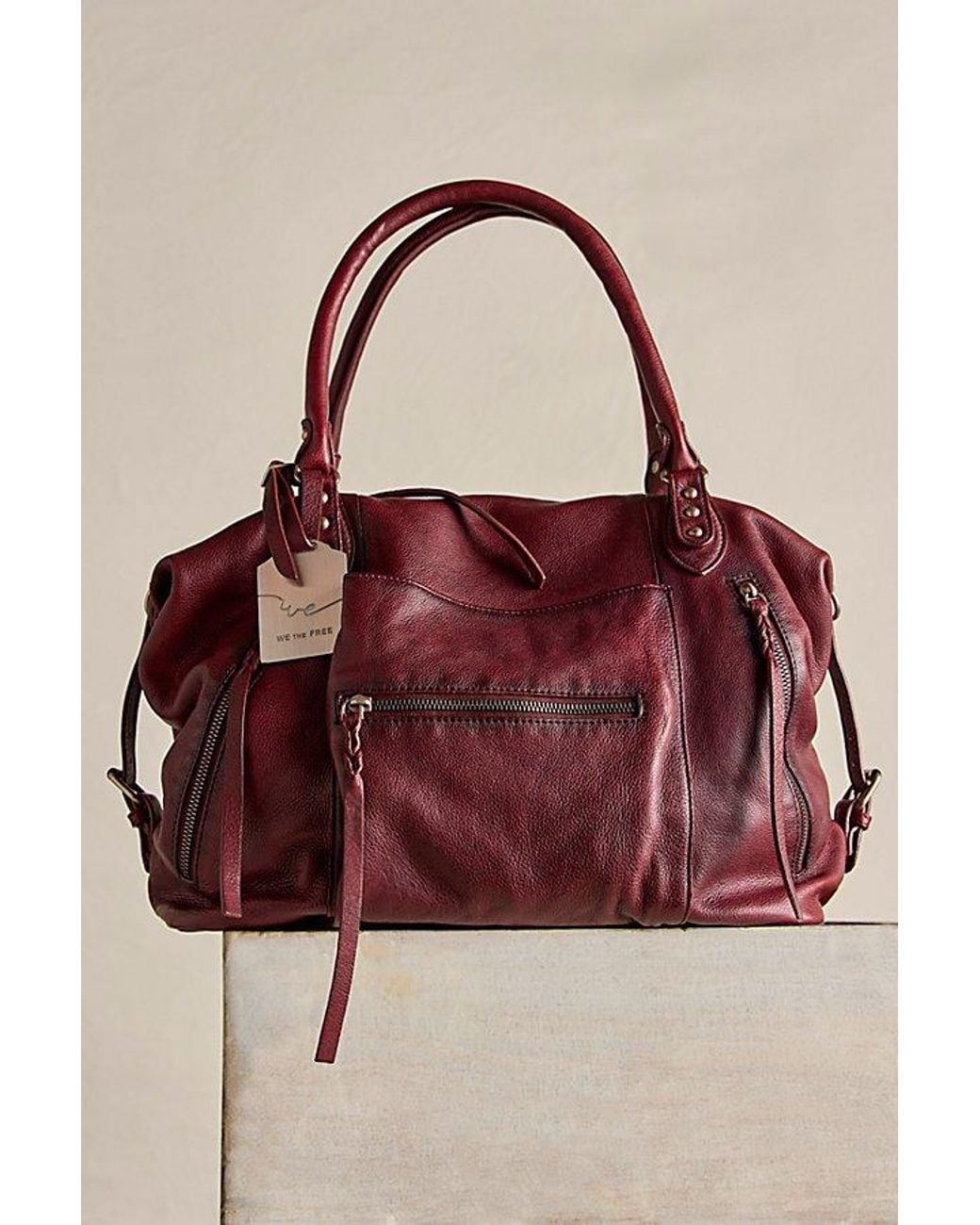 Free People Emerson Tote Bag in Red | Lyst