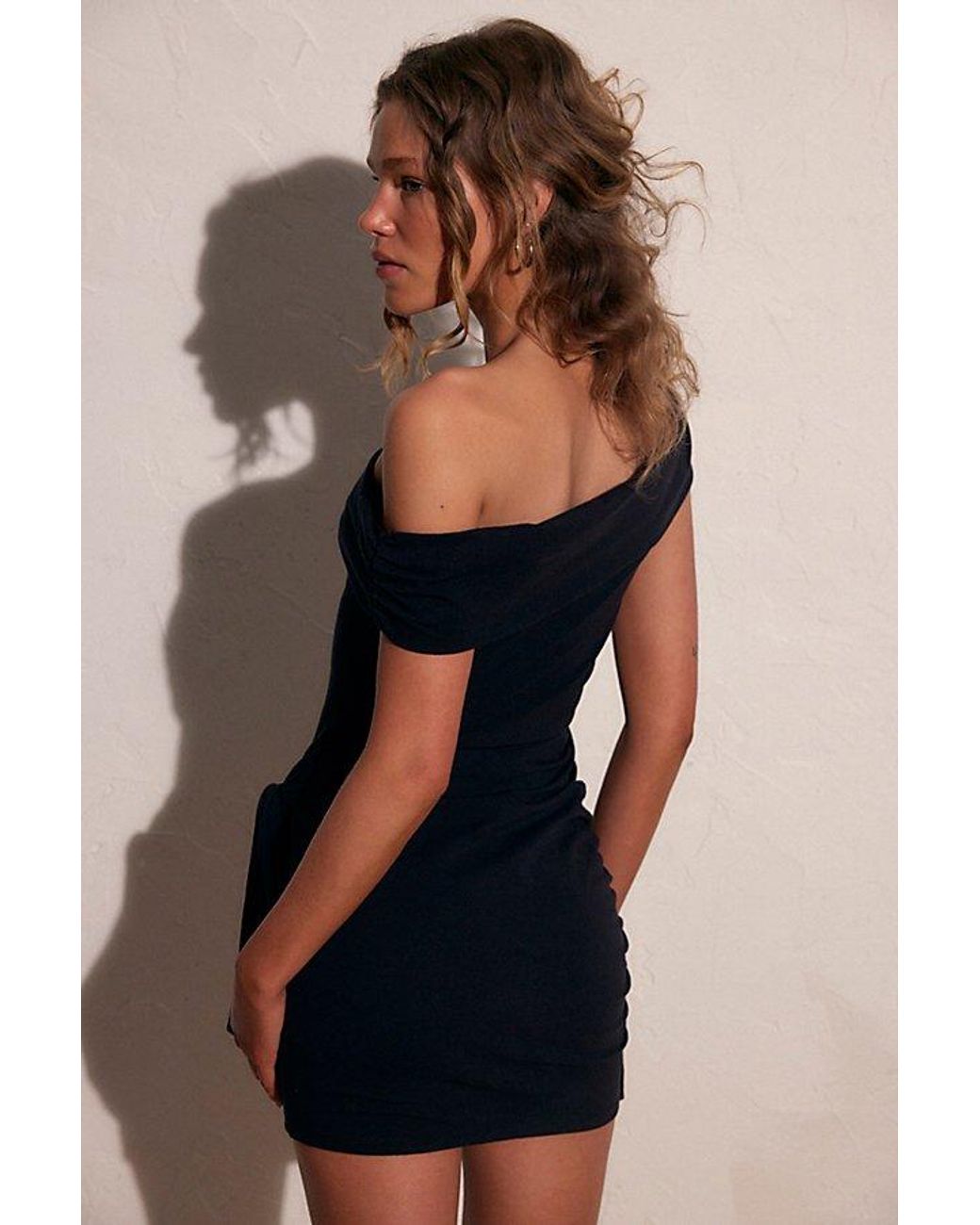 Free People Selly Mini Dress in Black | Lyst