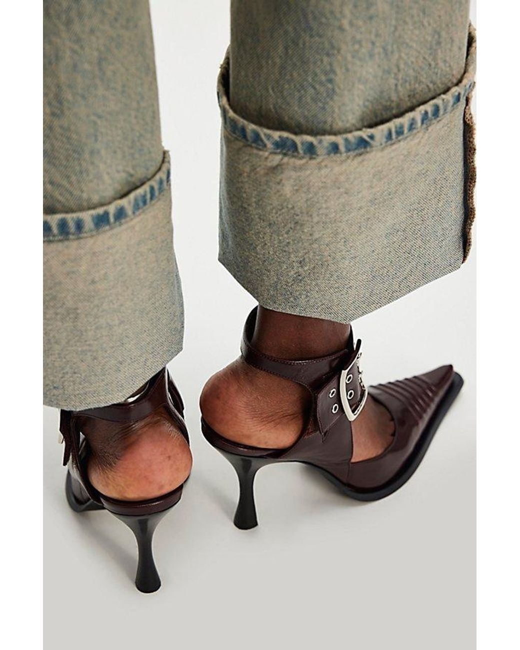Jeffrey Campbell Presley Pointed Heels in Black | Lyst