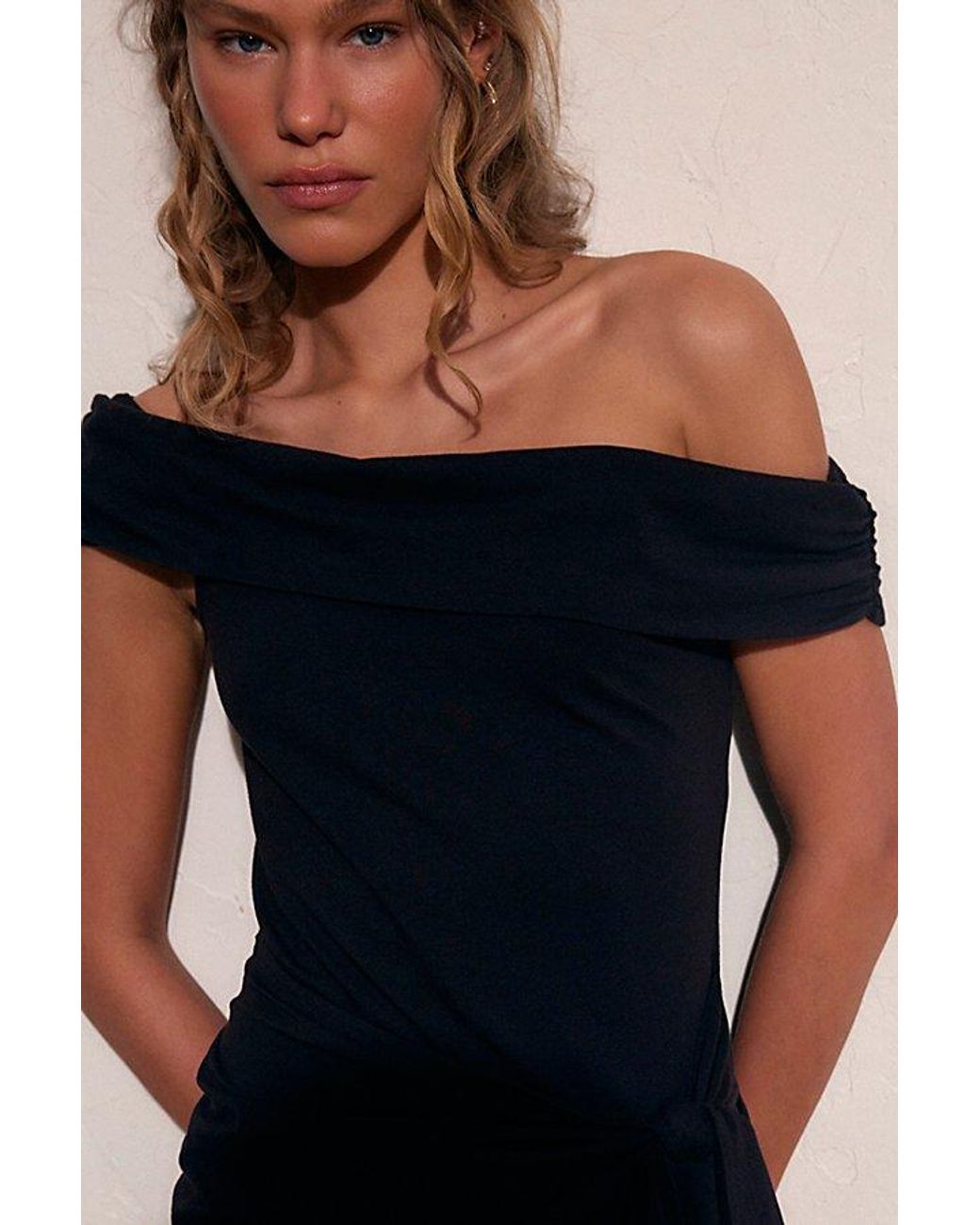 Free People Selly Mini Dress in Black | Lyst