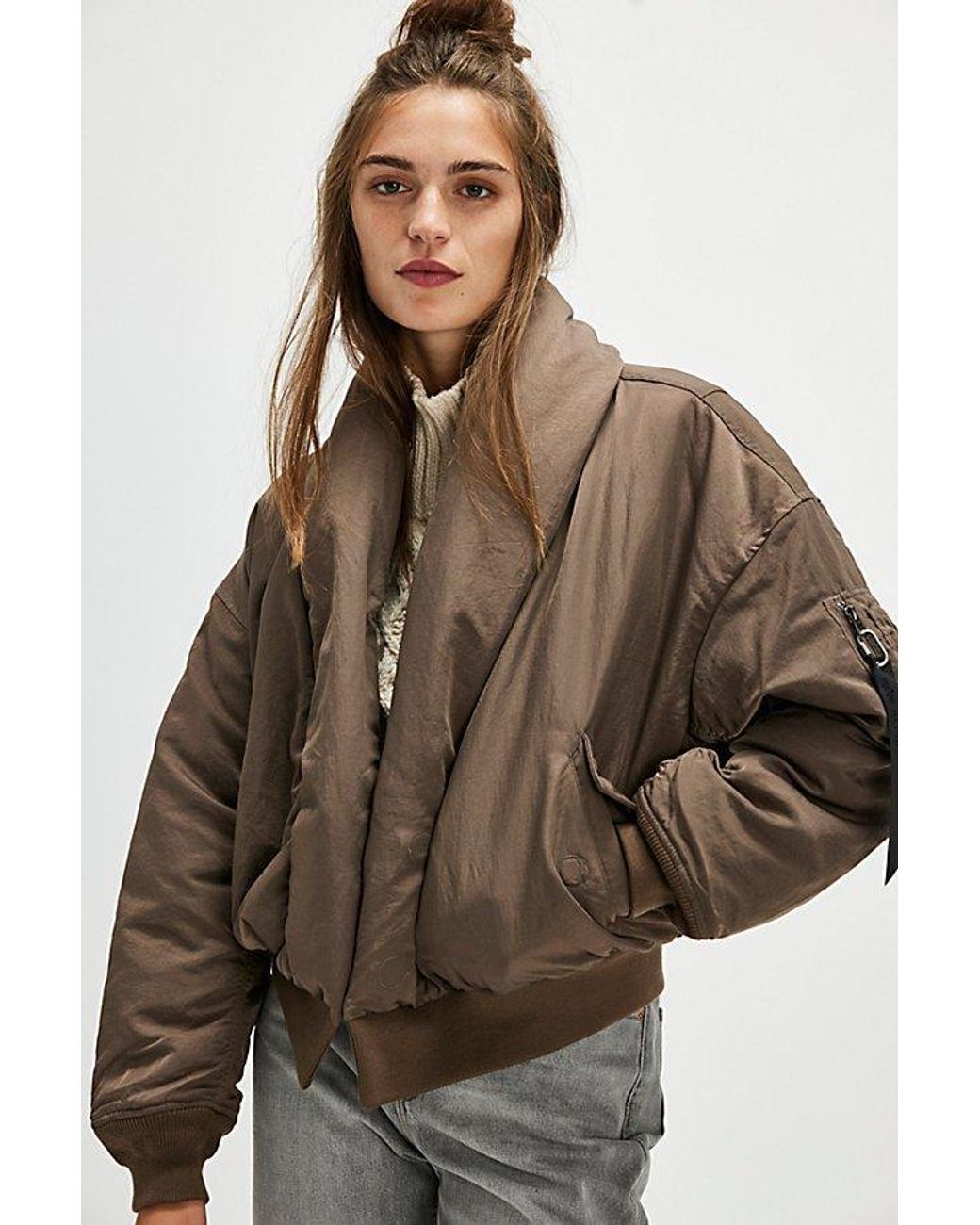 Alpha Industries Shawl Collar Flight Jacket | Lyst