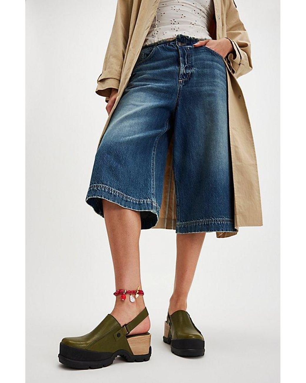 Sorel Roam'N Rubber Clogs in Blue | Lyst