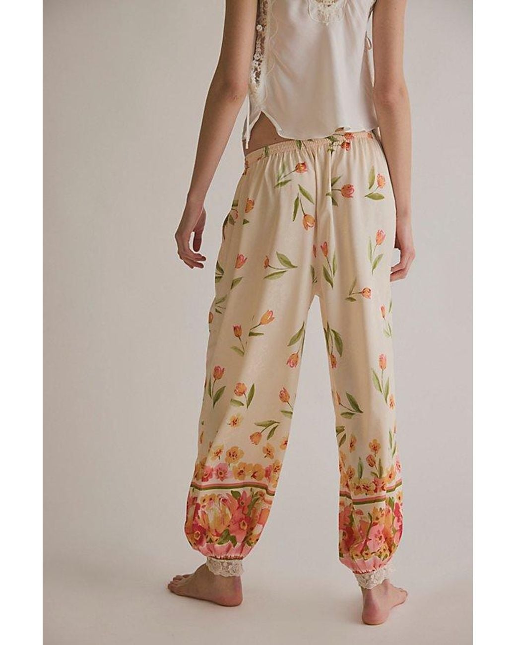 Free People Slip Into Something Pants in Natural | Lyst