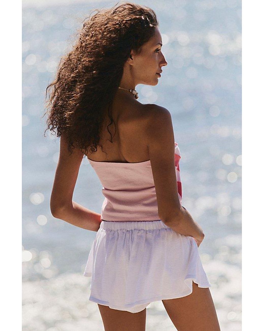 Free People Miami Micro Shorts in Red | Lyst