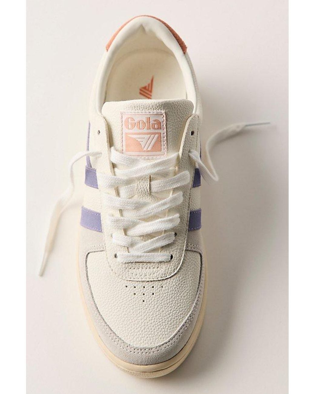 Gola Grandslam Trident Trainer Shoe in Natural | Lyst