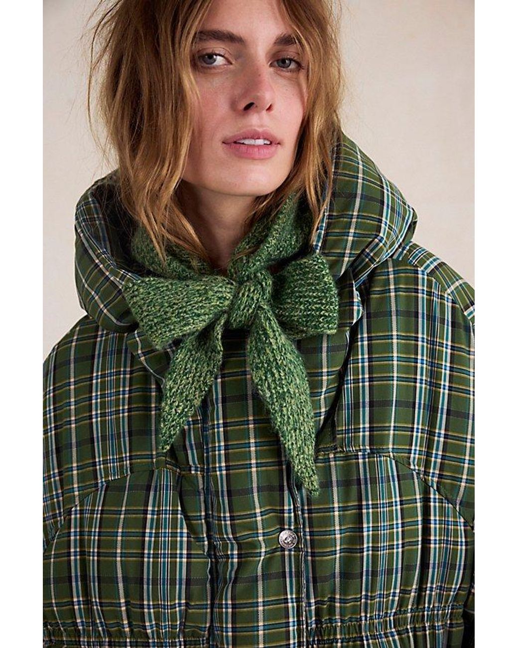 Free People Party Of One Puffer Jacket in Green | Lyst