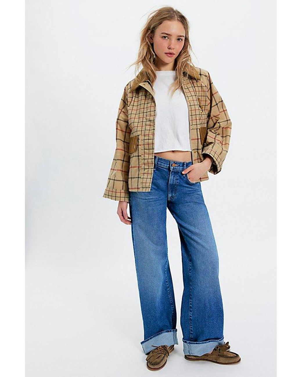 Mother The Mid Rise Lasso Heel Jeans in Blue | Lyst