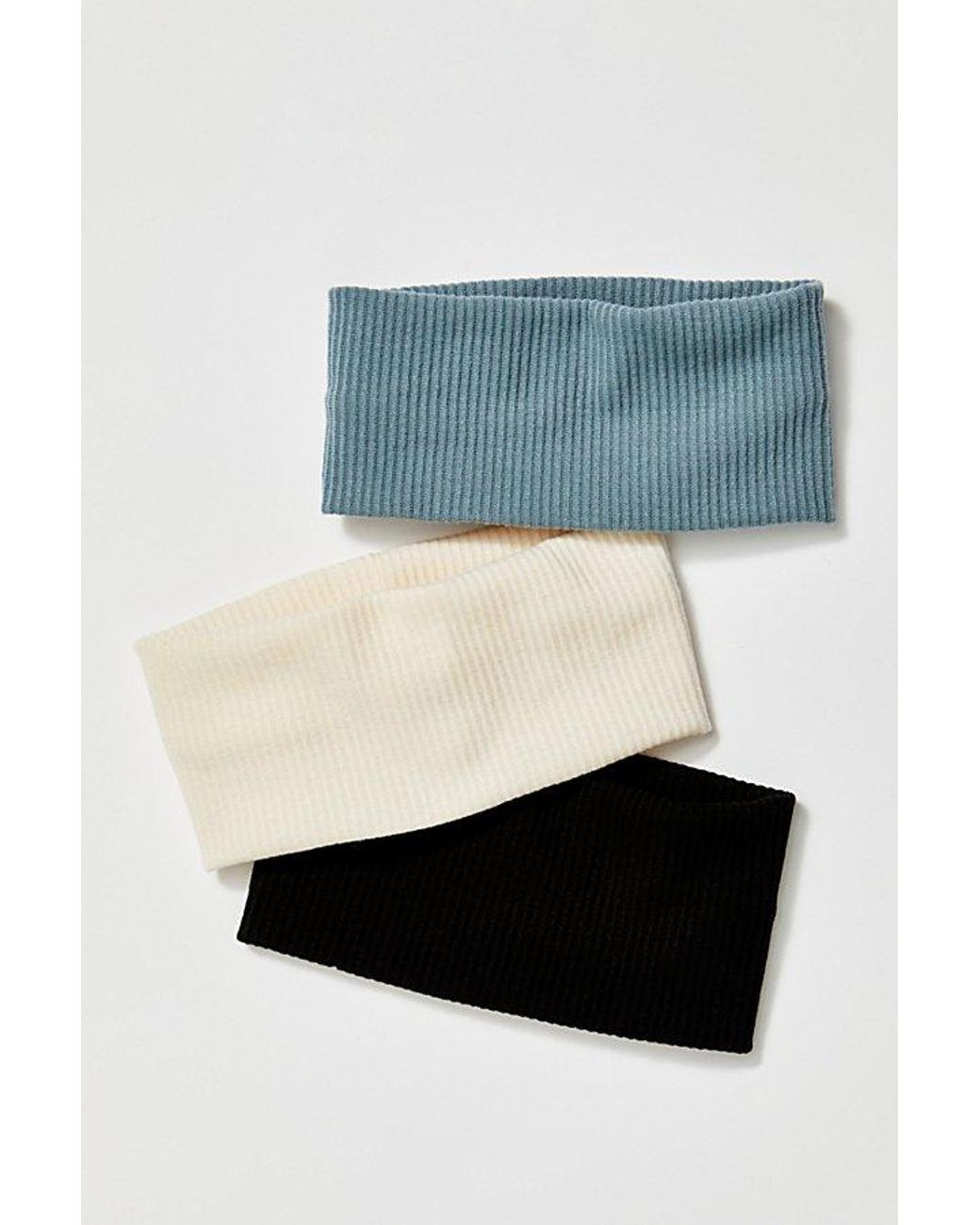Free People Super Wide Soft Headband in Blue | Lyst