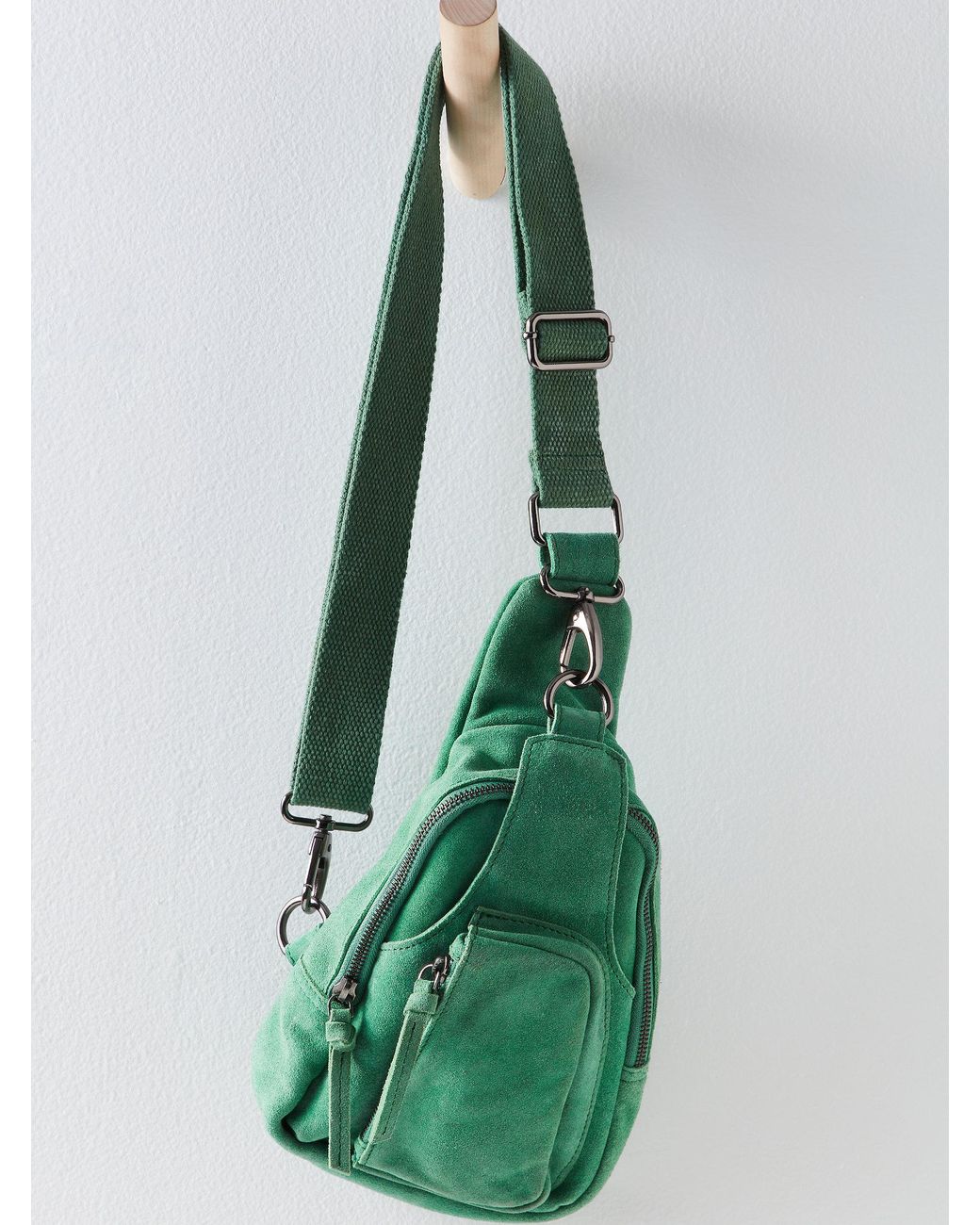 Free People Hudson Sling Bag in Green | Lyst