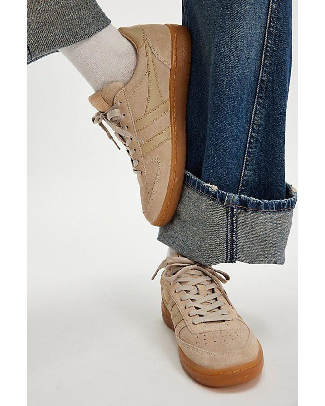 Gola Hawk Suede Sneakers in Blue | Lyst