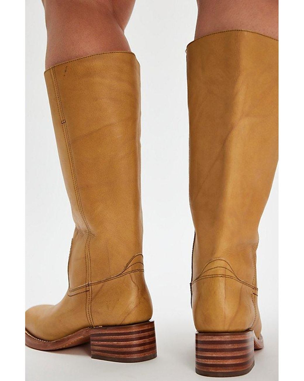 Frye Campus 14L Wide Calf Boots in Blue | Lyst