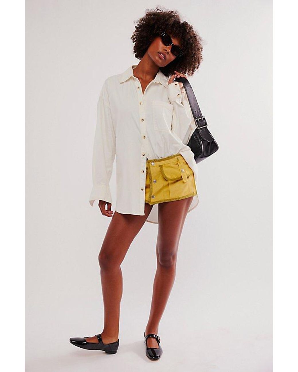 Free People Alitza Micro Skort | Lyst