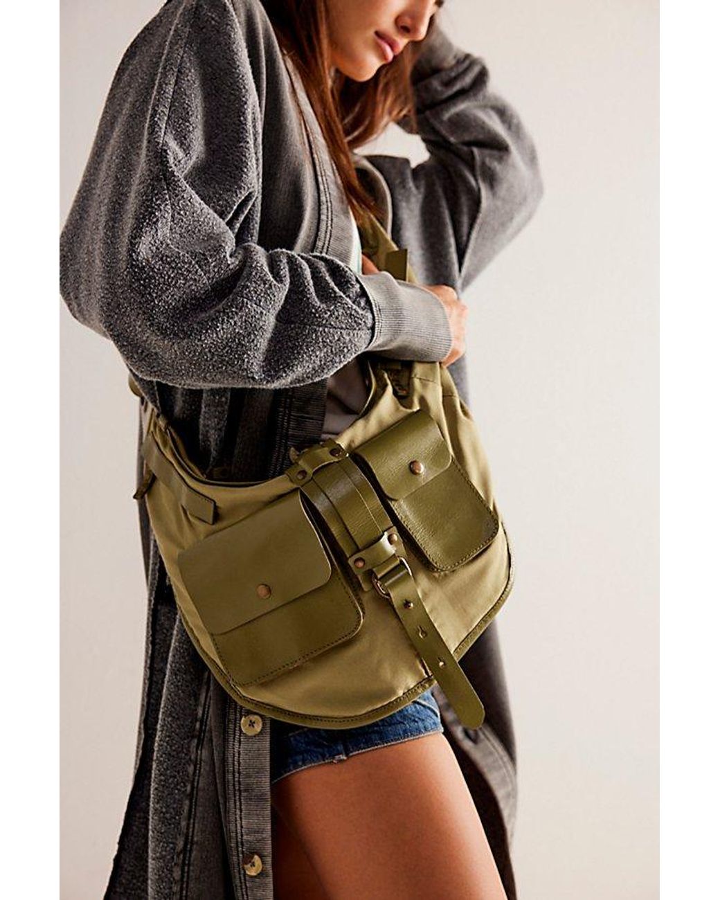 Free People Blue Ridge Sling in Green | Lyst