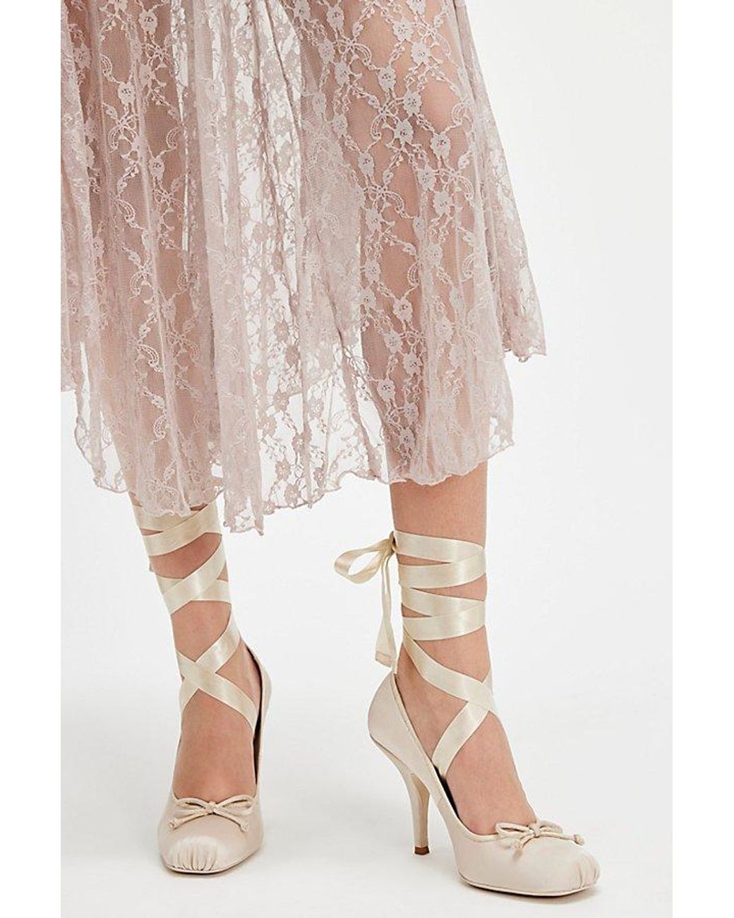 Jeffrey Campbell First Position Ballet Heels in Pink | Lyst