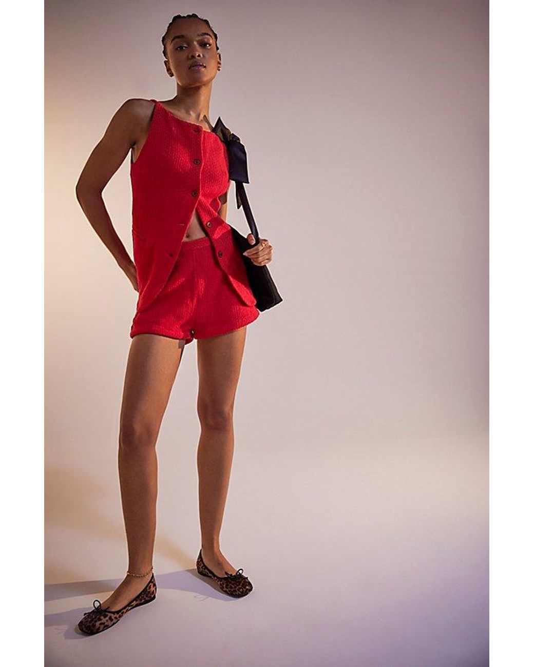 Free People Coastal Classy Set in Red | Lyst