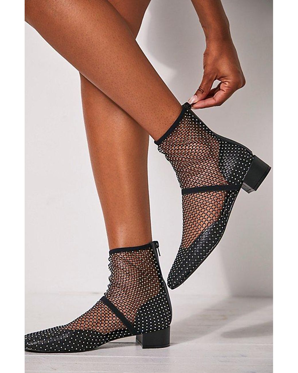 Jeffrey Campbell Magic Hour Mesh Heels | Lyst