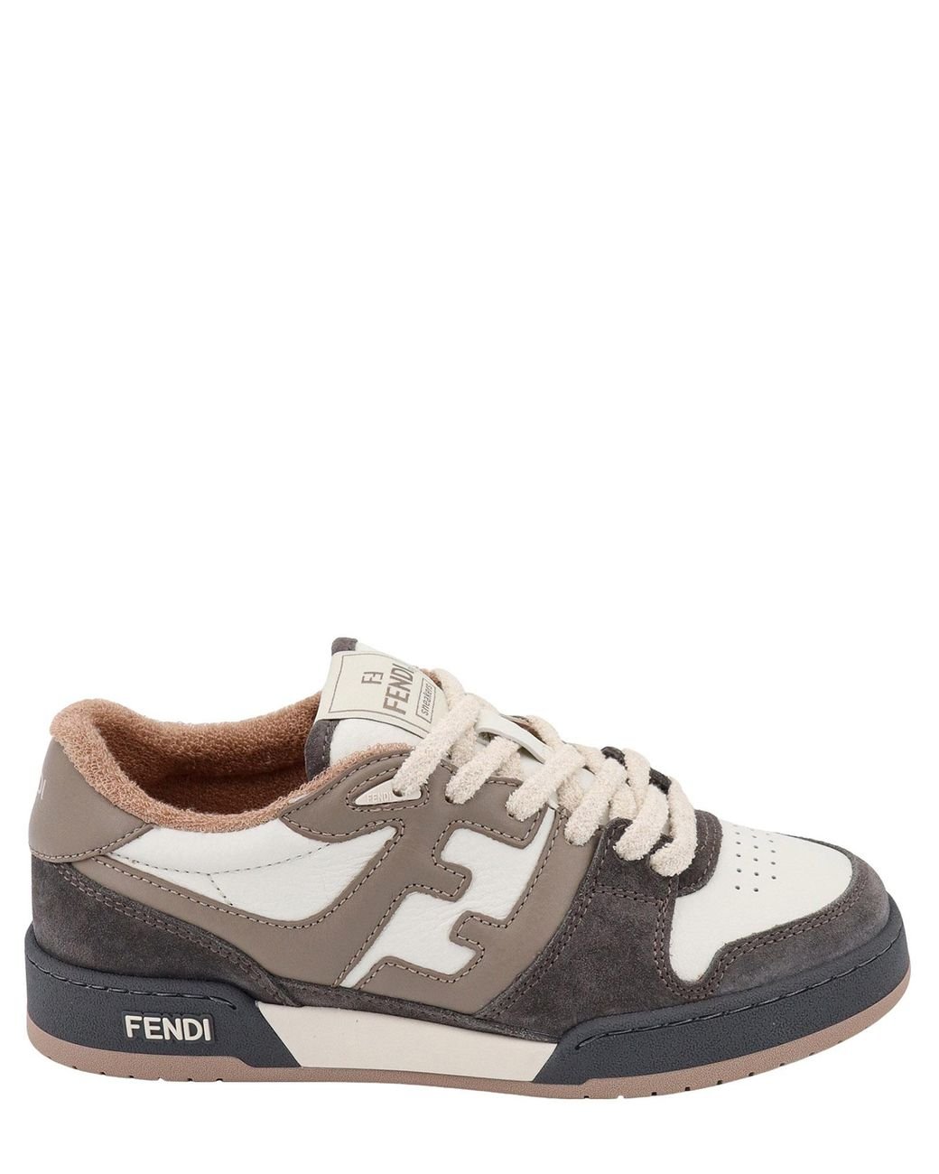 Fendi Match Sneakers in Brown | Lyst