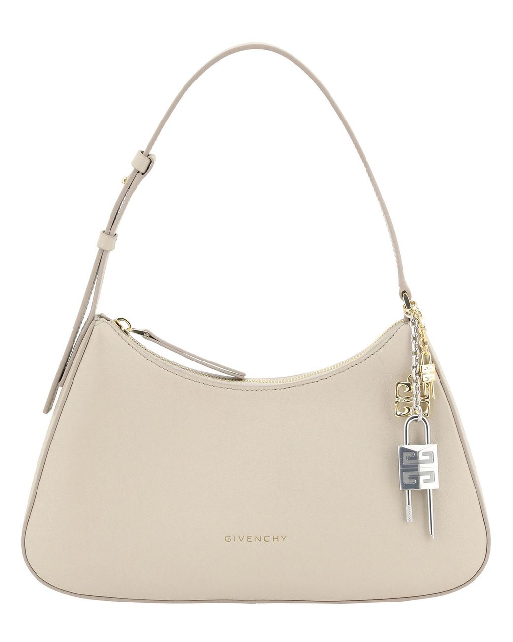 Givenchy Lucky Lock Small Hobo Bag in Natural | Lyst