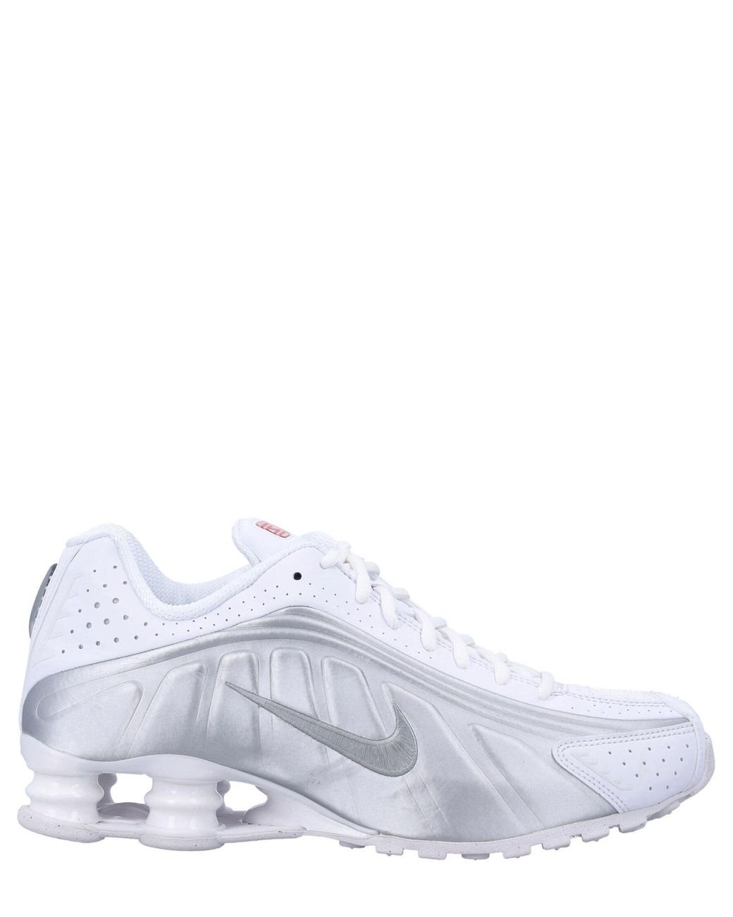 Nike Shox R4 Sneakers in White for Men | Lyst
