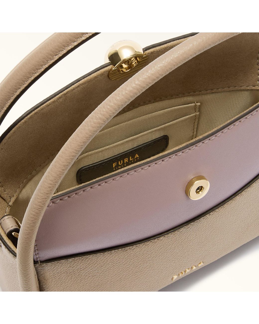 Furla Nicole Ebb Stucco Night Calf Leather + Sidney Calf Leather in ...
