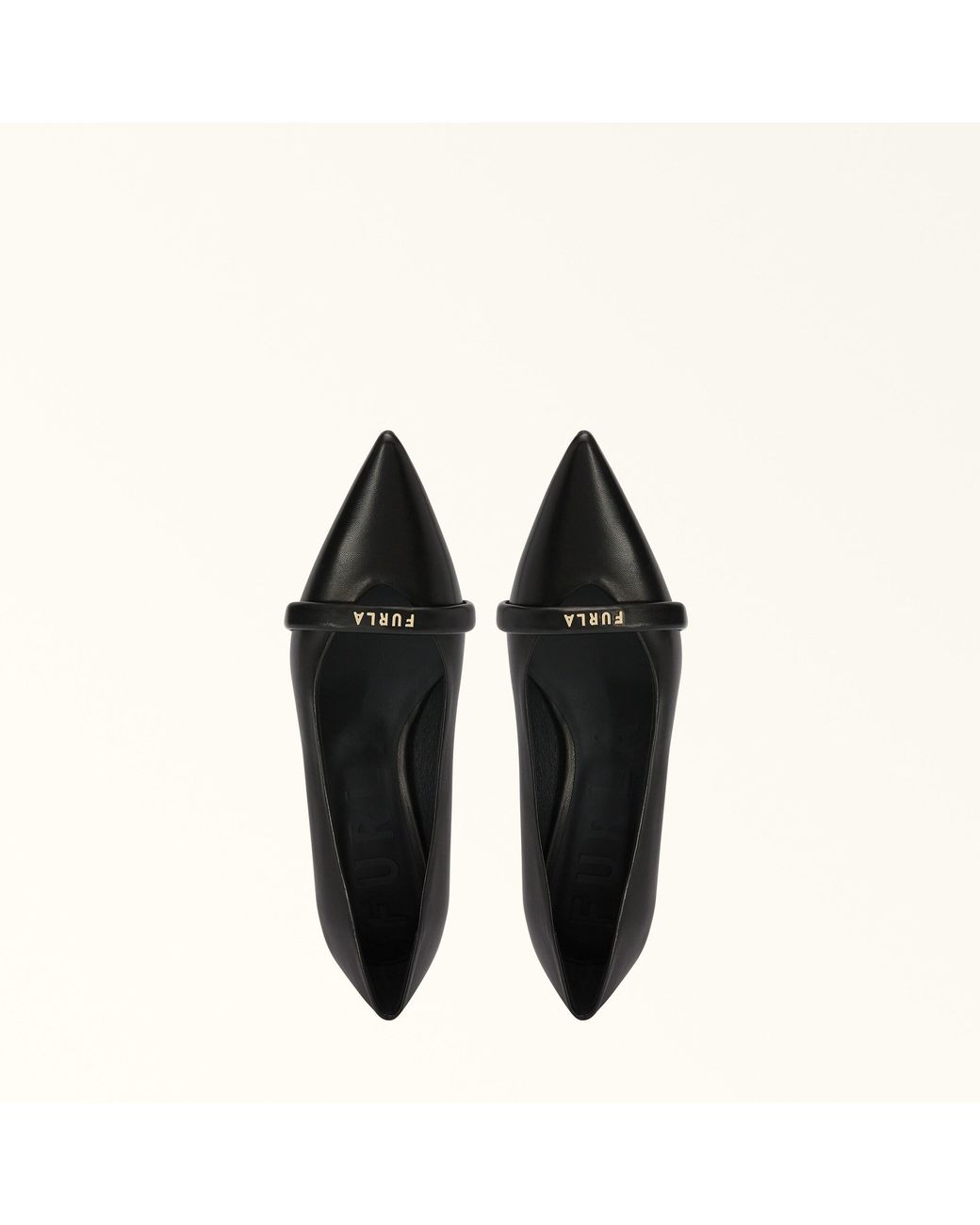 Furla Core Pump Nero Smooth Leather in Black | Lyst