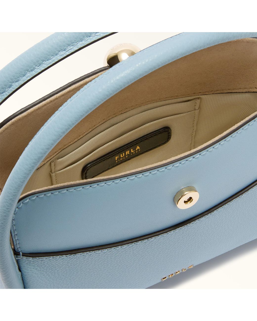 Furla Nicole Ebb Carta Da Zucchero Night Calf Leather + Sidney Calf ...