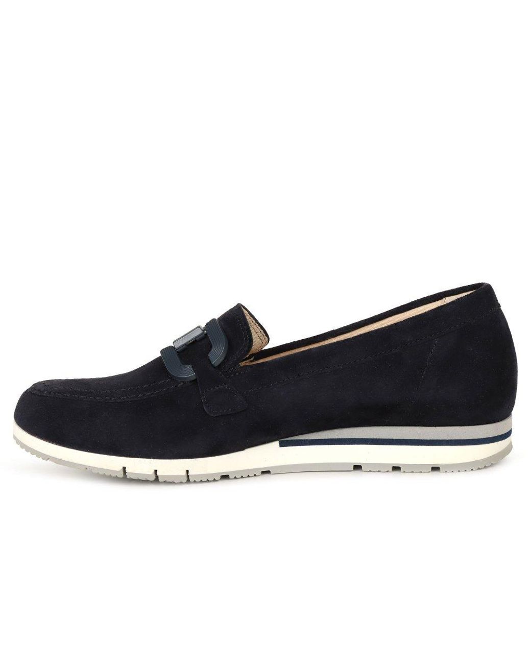 Gabor Baby Loafers Colour: 82 Puder Met (Uni) in Blue | Lyst UK