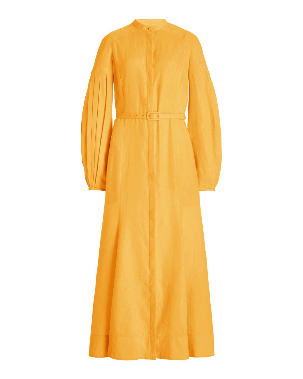 Gabriela Hearst Lydia Maxi Dress With Slip in Yellow | Lyst