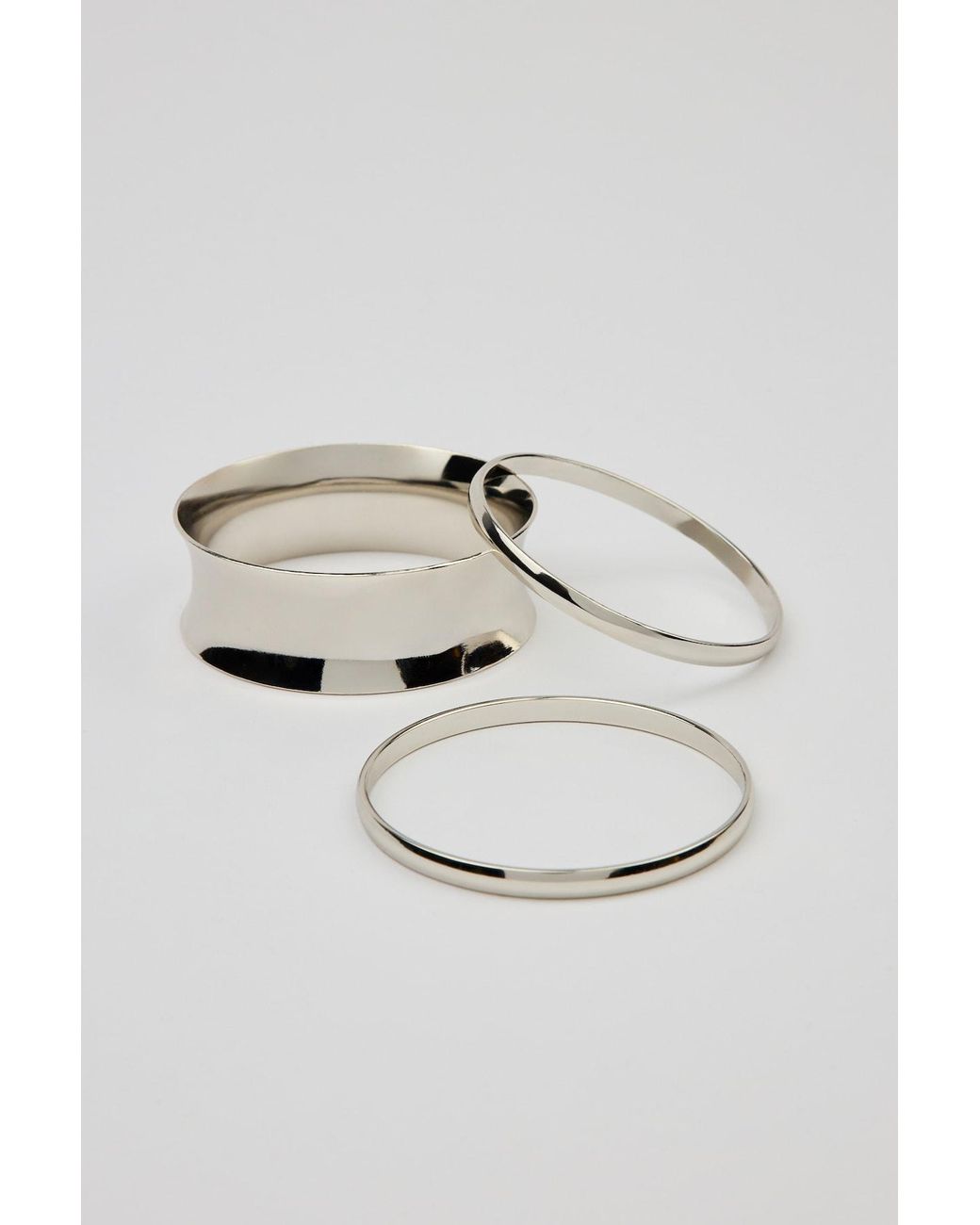 Garage Set Of 3 Convex & Wave Bangles | Lyst
