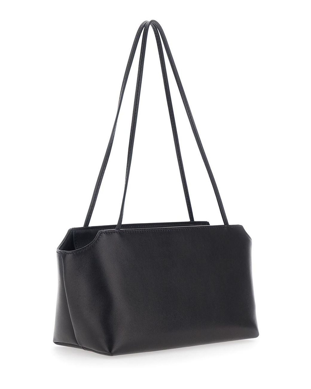 The Row Shoulder Bag 'Terrasse To-Go' With Leather Handles in Black ...