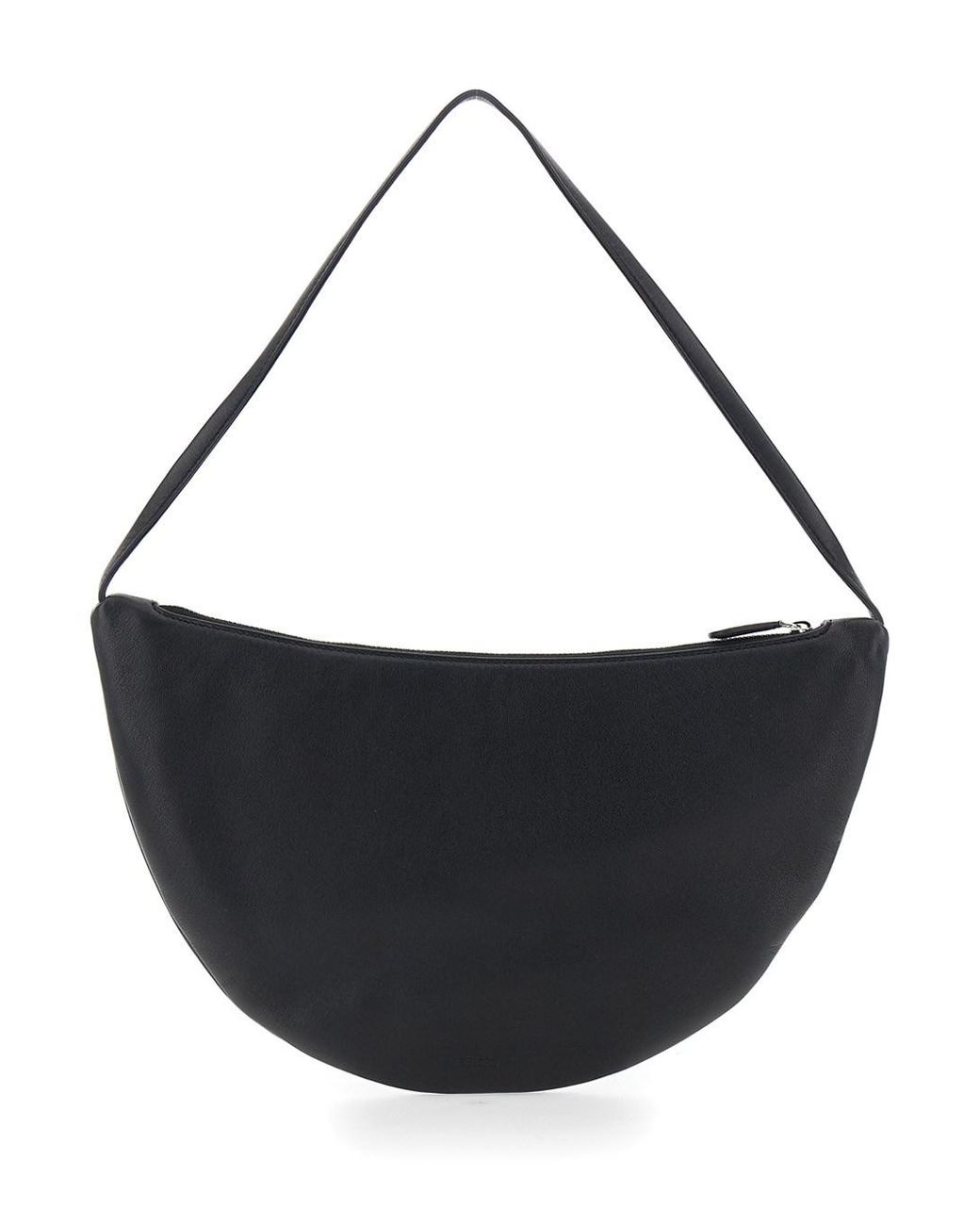 The Row 'Izzy Small' Shoulder Bag With Top Zip Closure in Black | Lyst