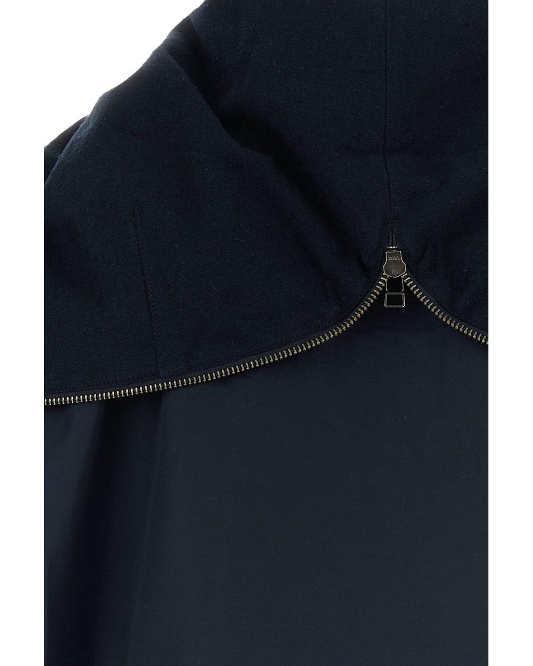Nanamica Navy Blue Nylon Jacket | Lyst UK