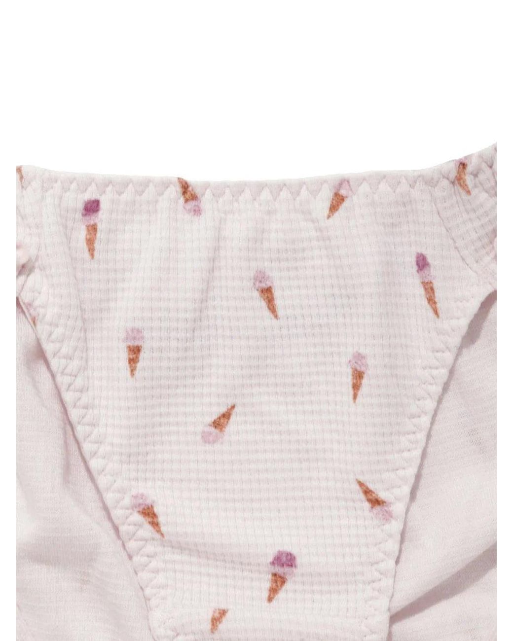 gelato pique Ice Cream Waffle Bra & Underwear Set in White | Lyst