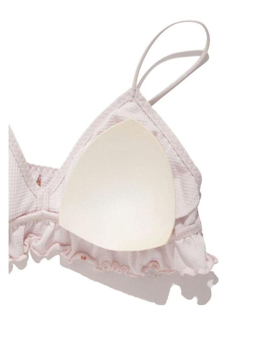 gelato pique Ice Cream Waffle Bra & Underwear Set in White | Lyst